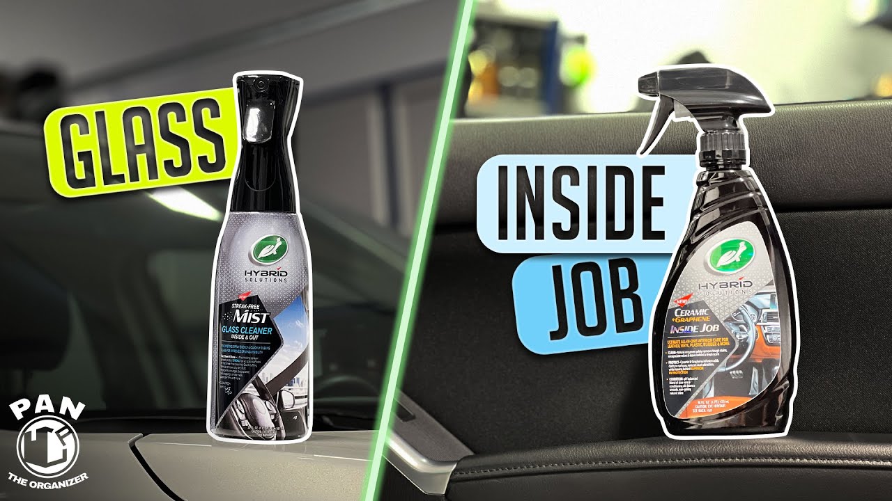 NEW Turtle Wax Mist Glass Cleaner And Inside Job All In One Interior Care!